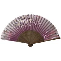 China Bamboo Wooden Paper Customized Hand Fans Handmade for sale