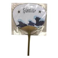 China Handmade custom made natural bamboo paddle fan paper fan for events for sale