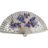 China Spanish Wooden Customized Hand Fans Folding Hand Painted And Printed for sale