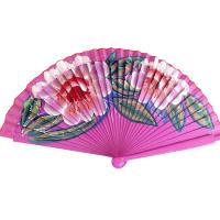 China Spanish Wooden Customized Hand Fans Folding Hand Painted And Printed for sale