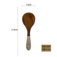 China White Handle Wooden Shovel Wooden Spoon Nonstick Frying Wooden Shovel Kitchen Cooking Set for sale
