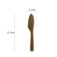 China Outdoor Camping Portable Shovel Spoon Fork Wooden Spatula Cake Knife and Fork Cheese Set for sale