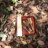 China Outdoor Camping Portable Shovel Spoon Fork Wooden Spatula Cake Knife and Fork Cheese Set for sale