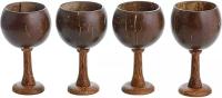China Coconut Bowl Cup Hawaiian Party Decorations Tableware Coconut Shell Wine Cup for sale