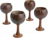 China Coconut Bowl Cup Hawaiian Party Decorations Tableware Coconut Shell Wine Cup for sale