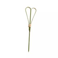 China Skewer Bamboo Heart Restaurant Appetizer Food Fruit Dessert Picks Bar Decoration Bamboo Stick for sale