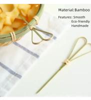 China Skewer Bamboo Heart Restaurant Appetizer Food Fruit Dessert Picks Bar Decoration Bamboo Stick for sale