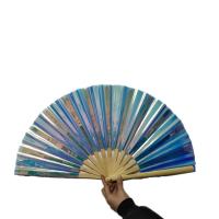 China Personalized Kongfu Fan 13inch Plastic Customized Large Hand Fans for sale