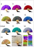 China Personalized Kongfu Fan 13inch Plastic Customized Large Hand Fans for sale