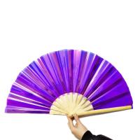 China Personalized Kongfu Fan 13inch Plastic Customized Large Hand Fans for sale