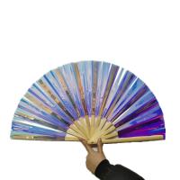 China Personalized Kongfu Fan 13inch Plastic Customized Large Hand Fans for sale