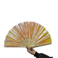 China Personalized Kongfu Fan 13inch Plastic Customized Large Hand Fans for sale