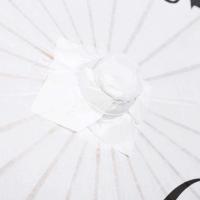 China White Paper Wedding Parasol Umbrella Bridal Decorations 84cm Diameter for sale