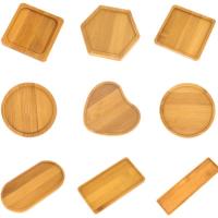 China Hexagon Wooden Serving Platter Set Multipurpose Square Heart Oval Wood Serving Tray for sale