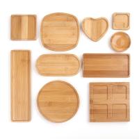 China Hexagon Wooden Serving Platter Set Multipurpose Square Heart Oval Wood Serving Tray for sale