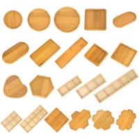 China Hexagon Wooden Serving Platter Set Multipurpose Square Heart Oval Wood Serving Tray for sale