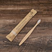 China Soft Bamboo Handle Toothbrush Customized Biodegradable Disposable Toothbrush for sale