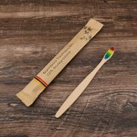 China Soft Bamboo Handle Toothbrush Customized Biodegradable Disposable Toothbrush for sale