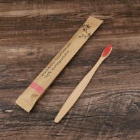 China Soft Bamboo Handle Toothbrush Customized Biodegradable Disposable Toothbrush for sale