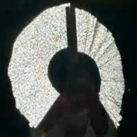 China Large Spcifical Material Clack Hand Fans Bamboo Reflective Holdable Fan For Party Business Promation for sale
