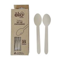 China BBQ Biodegradable Disposable Tableware Eco Friendly Birch Wooden Eating Utensils for sale