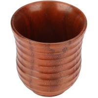 China 2021 Japanese Style Wood Cups Vintage Holders Coffee Mugs Drinking Tea Enjoy Life for sale