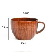China Coffee Wooden Drinking Cups 220ml 260ml Multi Style Jujube Wood Insulated for sale