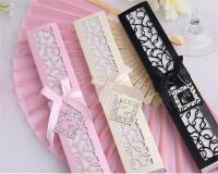 China Multicolor Bamboo Paper Folding Hand Fans Manual Plain For wedding for sale