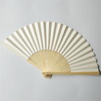China Multicolor Bamboo Paper Folding Hand Fans Manual Plain For wedding for sale