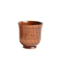 China Practical Small Wooden Drinking Cups 50ml 70ml Jujube Japanese Style for sale