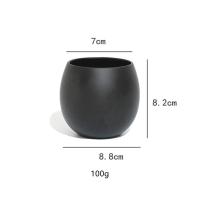 China 250ml Wooden Drinking Cups Practical Log Color Jujube Japanese Wooden Tea Cup for sale