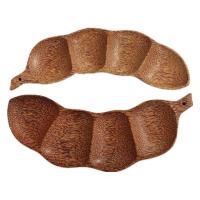 China Tamarind Coconut Handmade Wooden Plates Dish Nature Inspired for sale