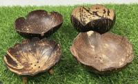 China Firlar Bathroom Coconut Shell Soap Box Natural Handmade For Kitchen Tub for sale