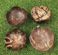 China Firlar Bathroom Coconut Shell Soap Box Natural Handmade For Kitchen Tub for sale