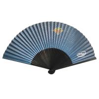 China Folding Chinese Style Hand Fan Plum Blossom Double Sided Bamboo Paper Fan for sale