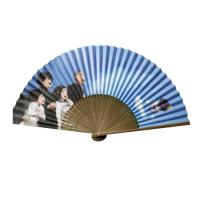China Vintage Chinese Folding Hand Fan Decorative Painted For Wedding Birthday Party for sale