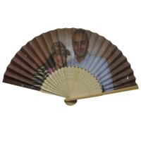 China Vintage Chinese Folding Hand Fan Decorative Painted For Wedding Birthday Party for sale