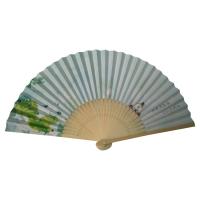 China Vintage Chinese Folding Hand Fan Decorative Painted For Wedding Birthday Party for sale
