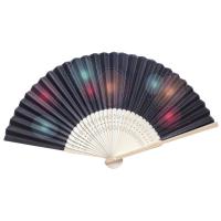 China Elegant Foldable Hand Fans 21cm 23cm Customized Handheld Fan For Wedding for sale