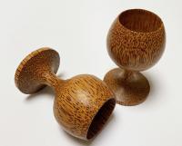 China Camping Coconut Wooden Drinking Cups Nordic Style Handmade Wooden Mug for sale