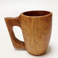 China Camping Coconut Wooden Drinking Cups Nordic Style Handmade Wooden Mug for sale