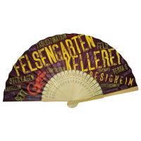 China Wooden Foldable Hand Fans 21cm 23cm Custom Bamboo Rave Fan for sale