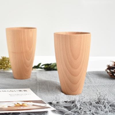 China Handmade Coffee Wooden Drinking Cups Portable Nordic Style 300ml 0.11kg for sale