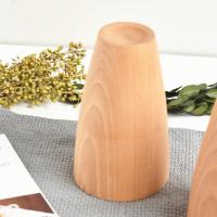 China Handmade Coffee Wooden Drinking Cups Portable Nordic Style 300ml 0.11kg for sale