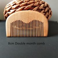 China Portable Beard Handmade Wooden Comb Mahogany Bimonthly Straight for sale