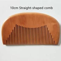 China Portable Beard Handmade Wooden Comb Mahogany Bimonthly Straight for sale