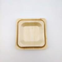 China Square Eco Friendly Birch Disposable Wooden Tableware For Sushi Fish Ball Dim Sum for sale