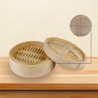 China Household Wooden Cooking Utensils 13cm 14.5cm Xiaolongbao Bamboo Basket Steamer for sale
