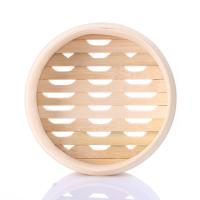 China Round Pastry Wooden Cooking Utensils Handmade Bamboo Food Steamer for sale