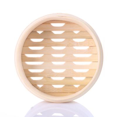China Round Pastry Wooden Cooking Utensils Handmade Bamboo Food Steamer for sale